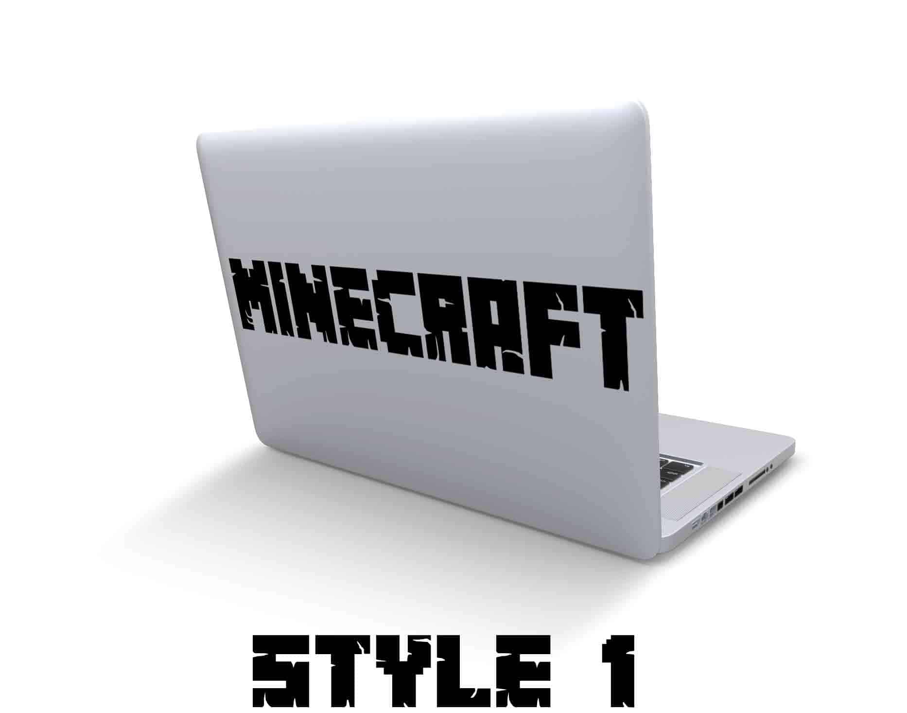 Custom Minecraft Gamer Name Decal • Fast & free shipping • Vinyl Status