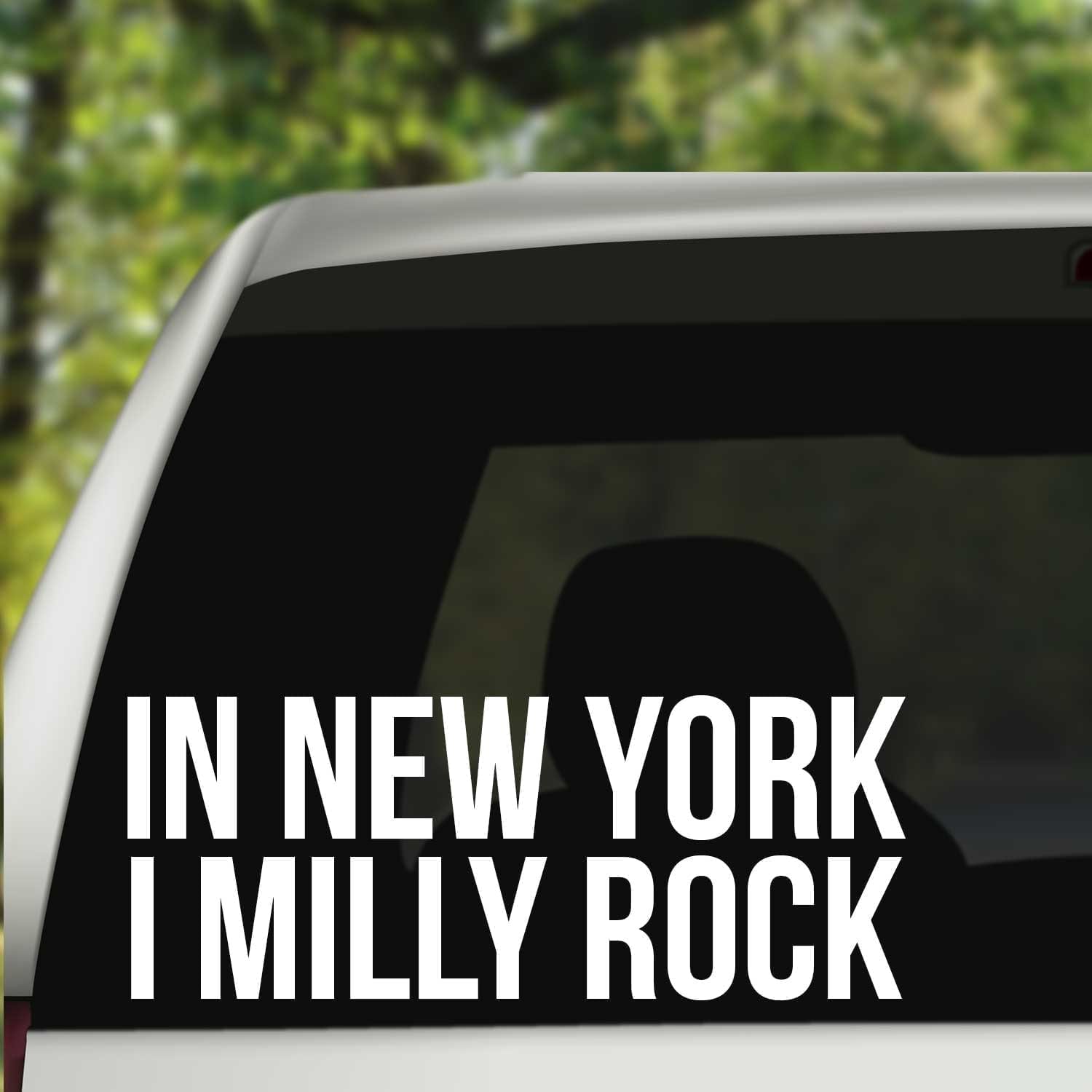 In New York I Milly Rock Sticker • Fast & free shipping • Vinyl Status
