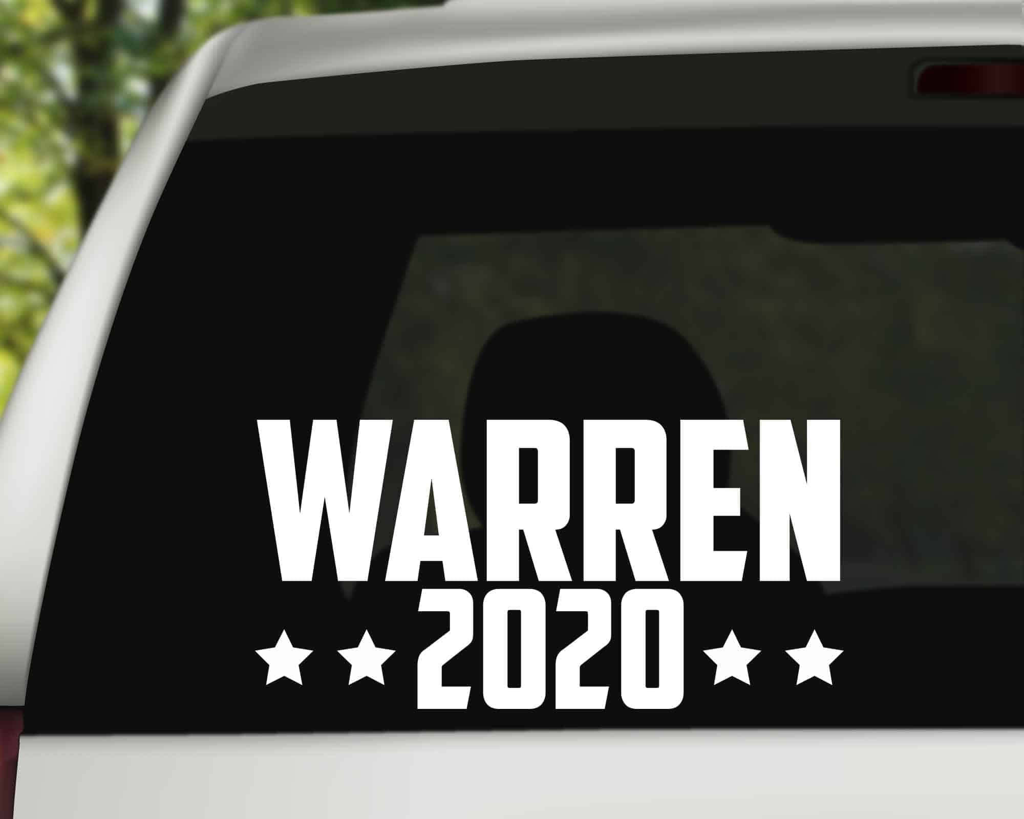 WARREN 2020 Decal / Sticker • Fast & free shipping • Vinyl Status
