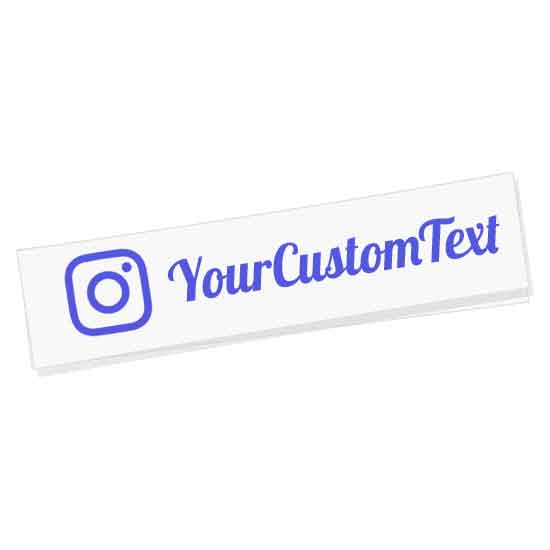 Custom Verified Instagram Username Stickers / Decals • Fast & free ...