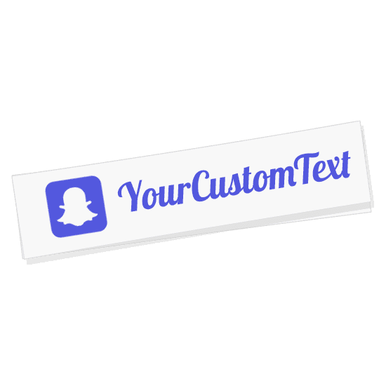 Custom Snapchat Username Stickers / Decals • Fast & free shipping ...