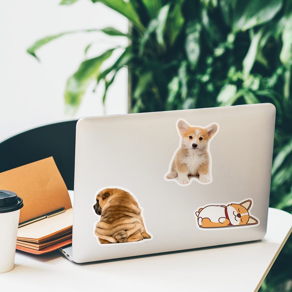 Dog stickers • Fast & free shipping • Vinyl Status