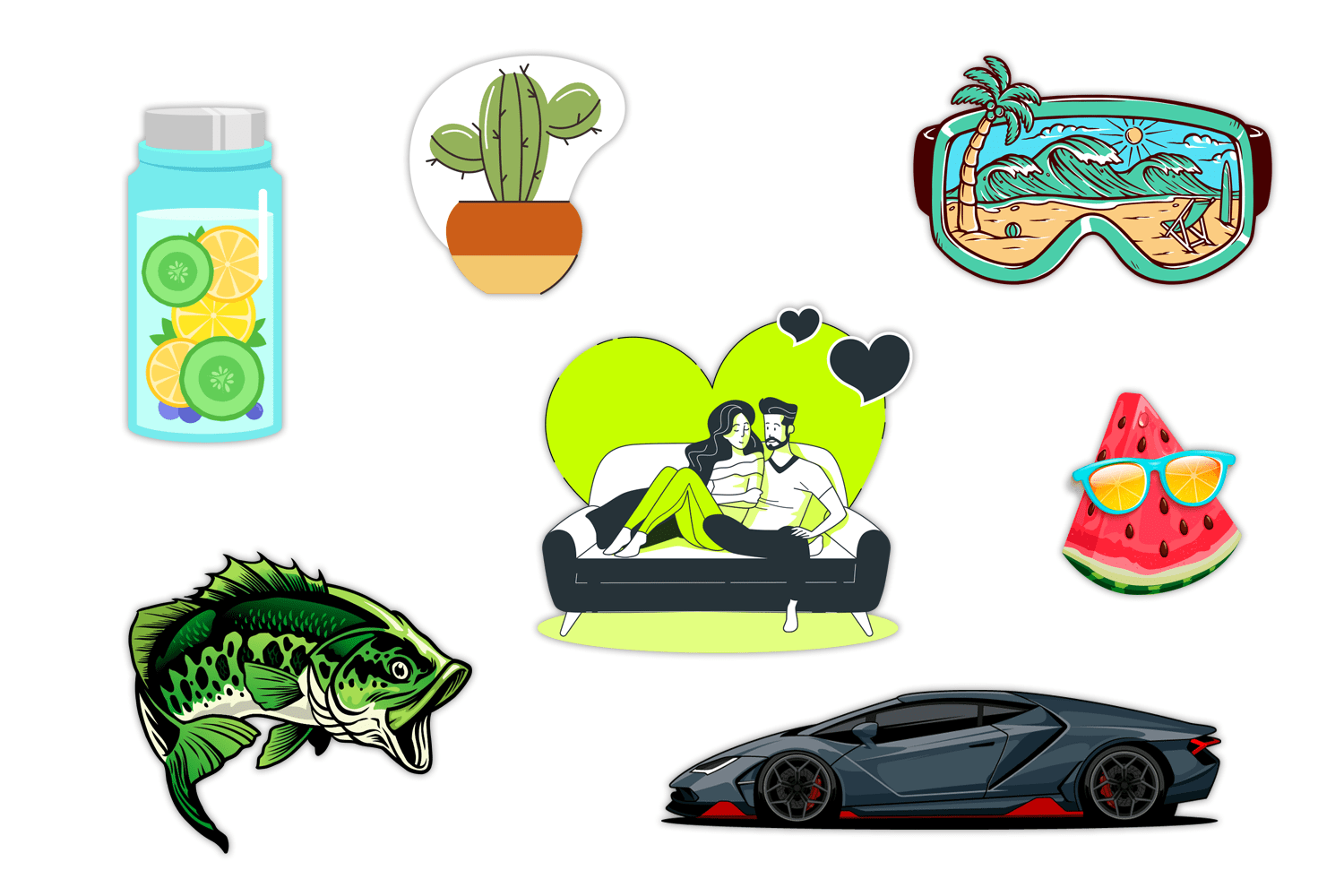 Custom Die Cut Magnets • Fast & free shipping • Vinyl Status