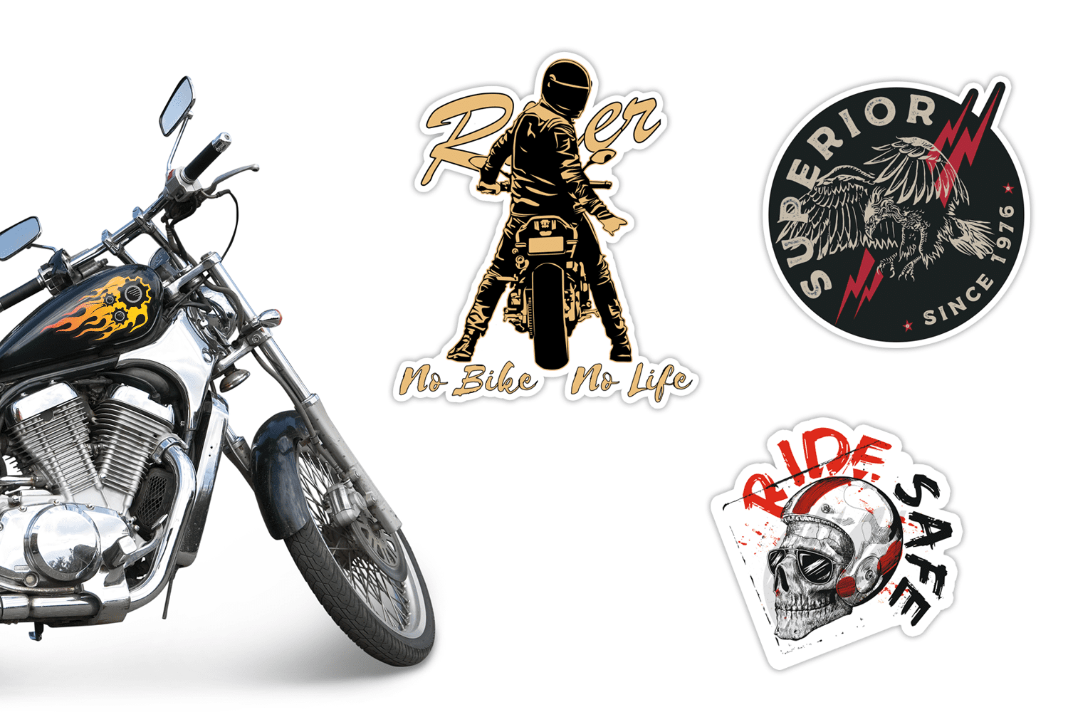 Design Custom Motorcycle Decals – AI Design Tools | Vinyl Status