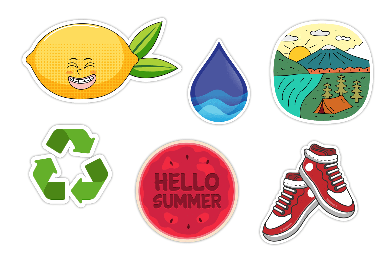 Custom Stickers for Water Bottles • Fast & free shipping • Vinyl Status