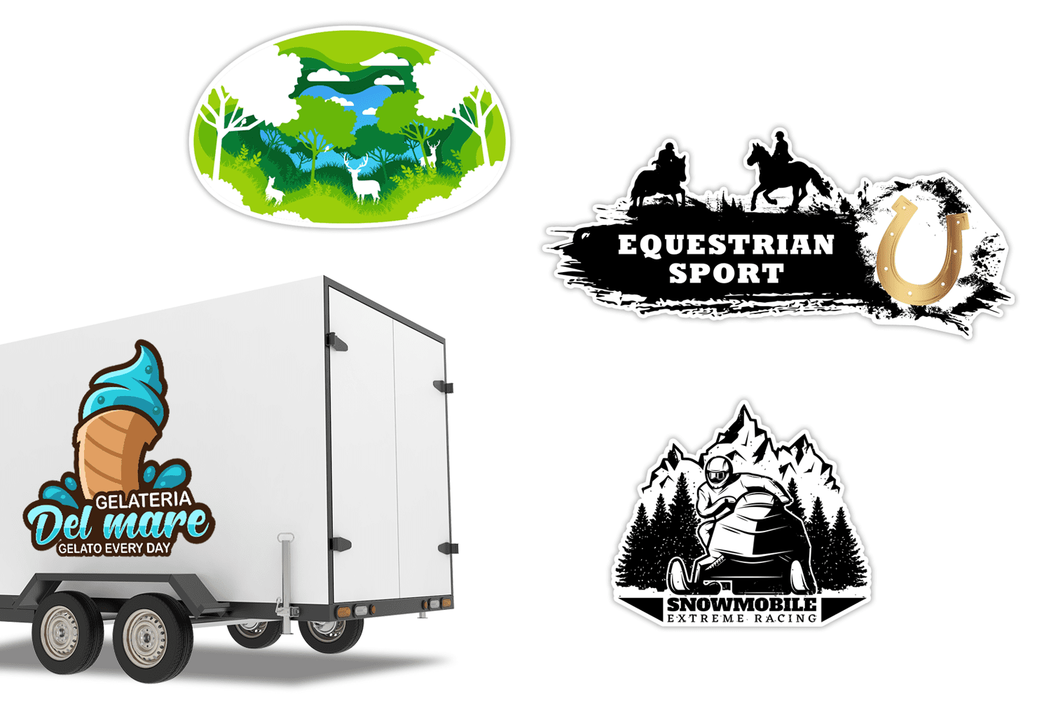 Custom Trailer Decal • Fast & free shipping • Vinyl Status