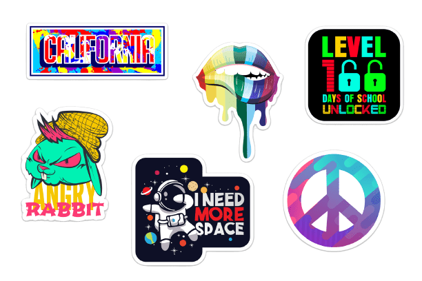 Custom Multi Color Vinyl Decals • Fast & free shipping • Vinyl Status