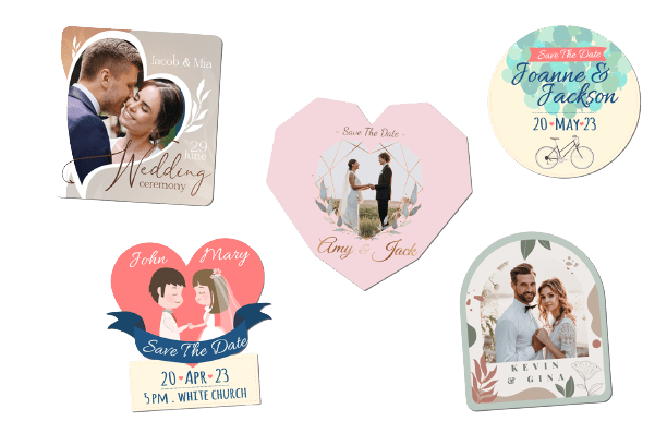 Custom Wedding Magnets • Fast & free shipping • Vinyl Status